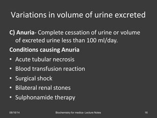 Urine analysis practical | PPTX