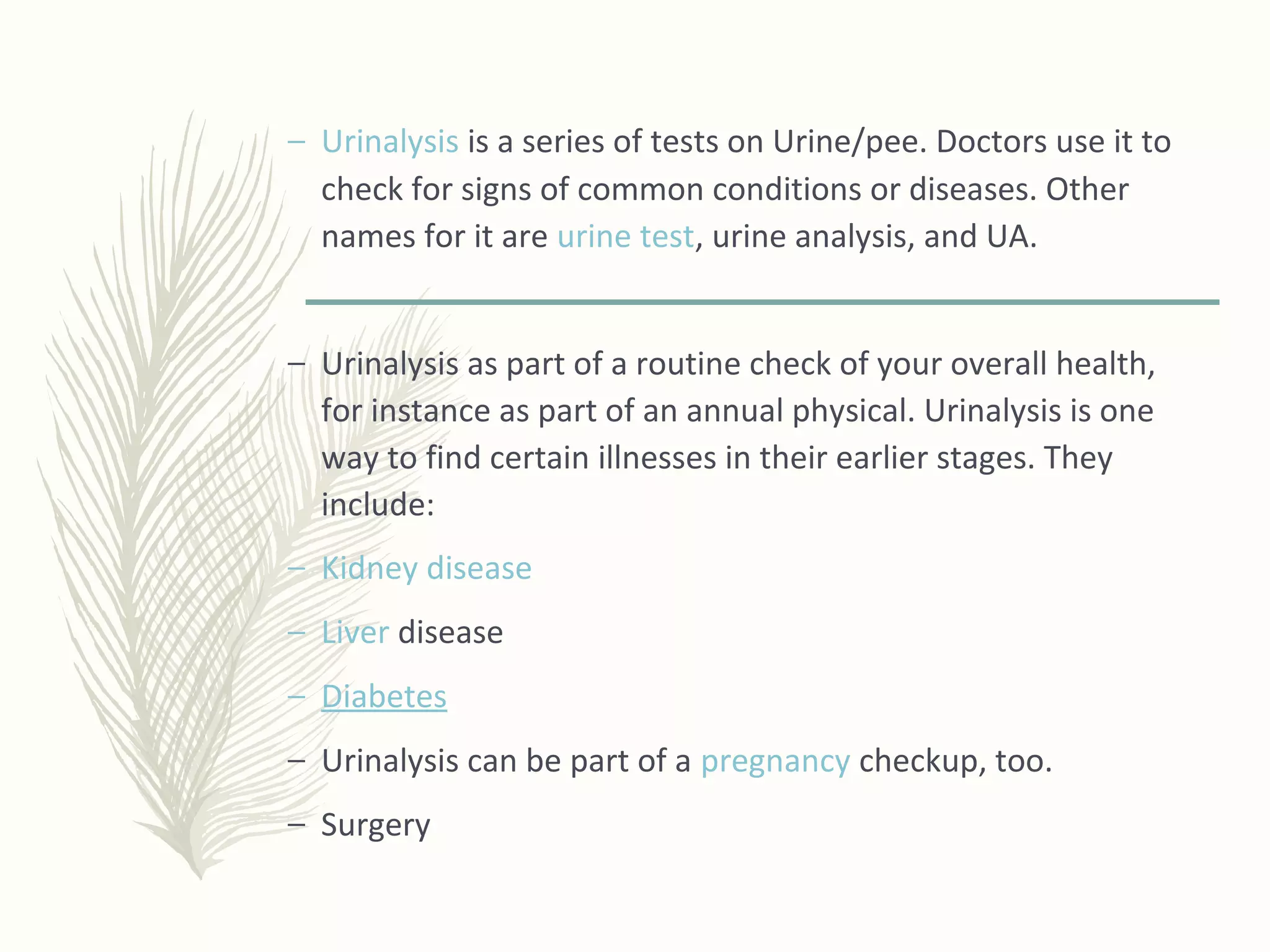 Urine and faeces investigation | PPT | Digestive Disorders | Diseases ...