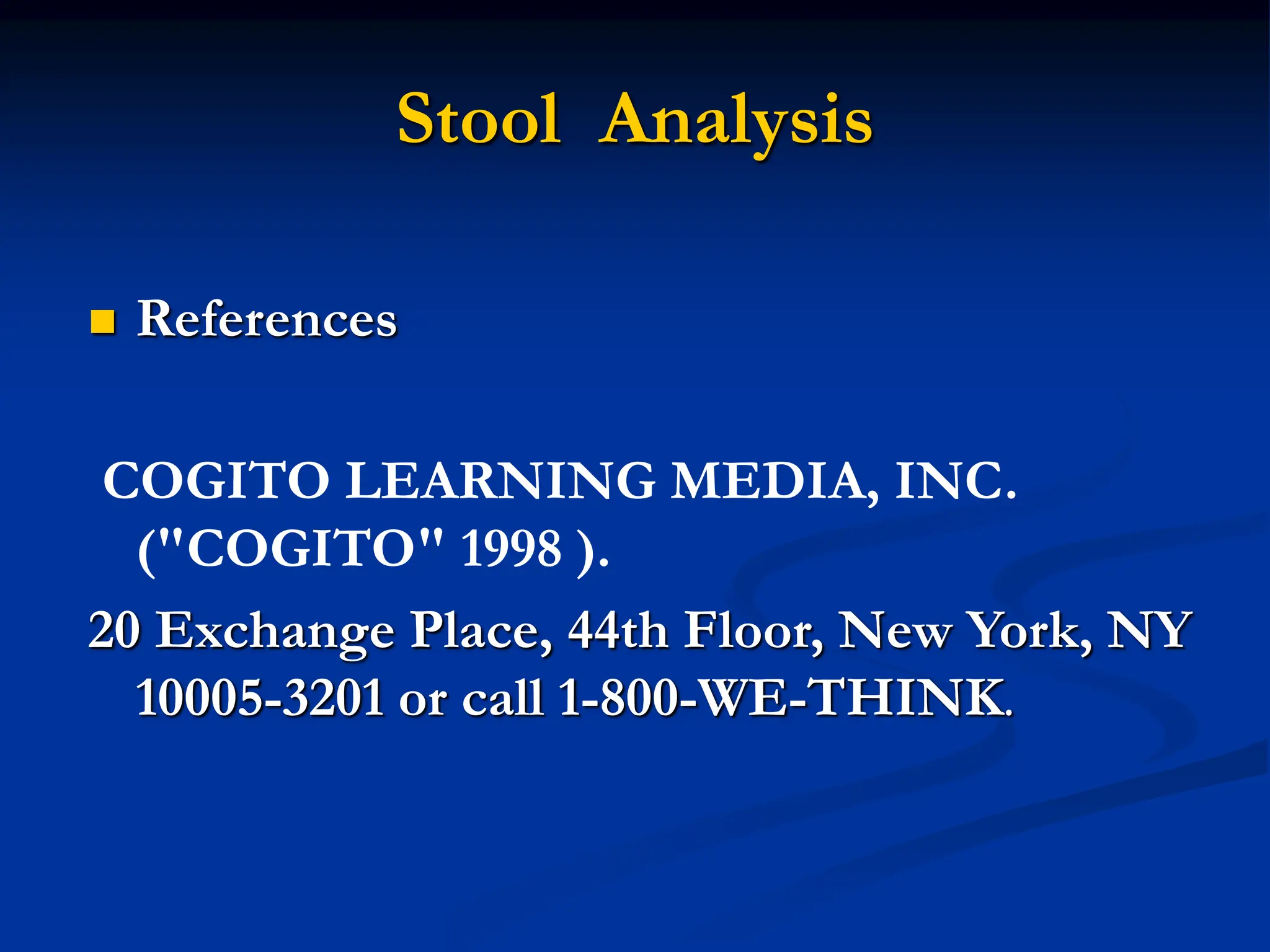 Urine and Stool analysis.ppt urine and stool analysis | PPT