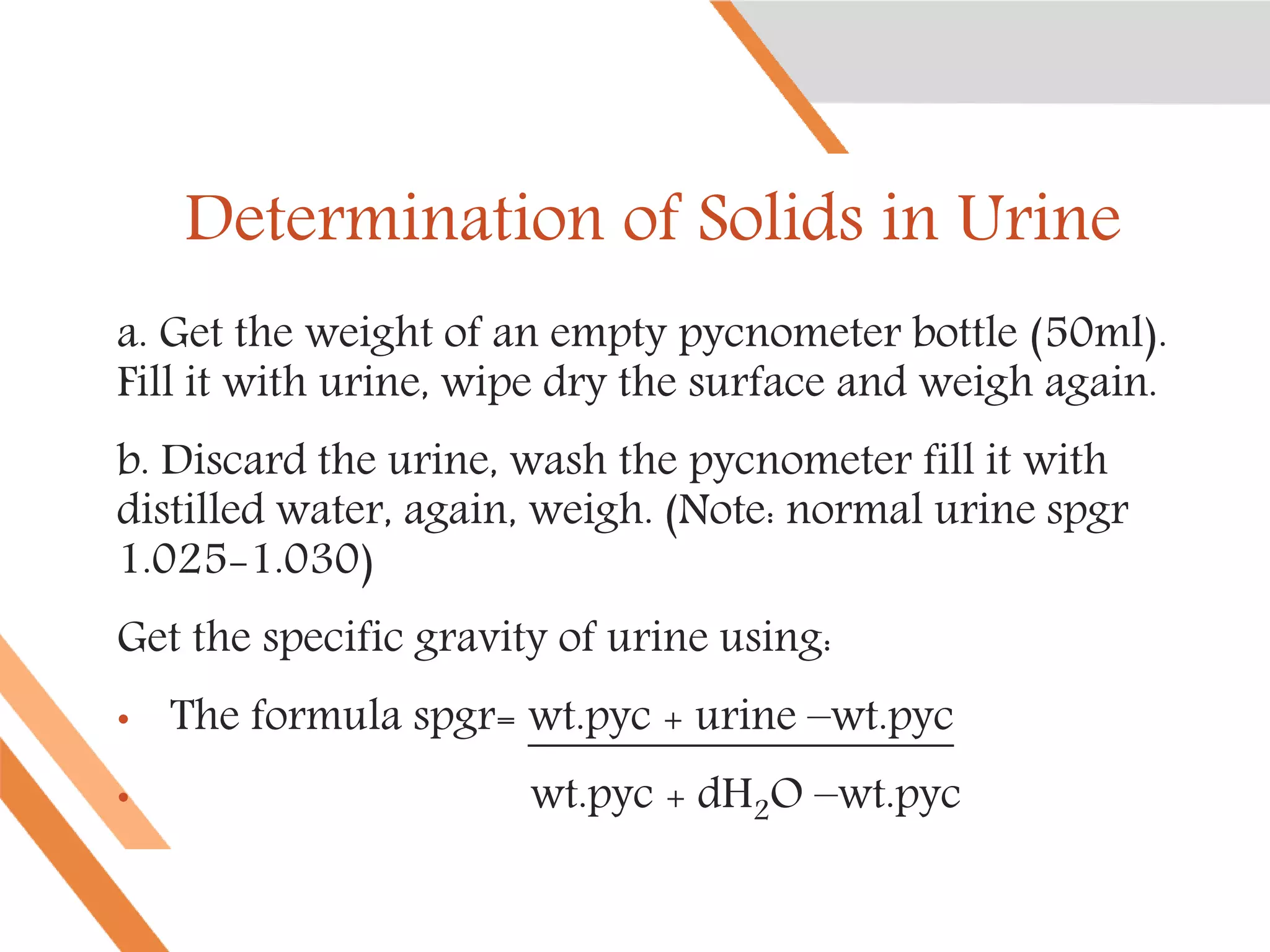 Urine and urinalysis | PPTX