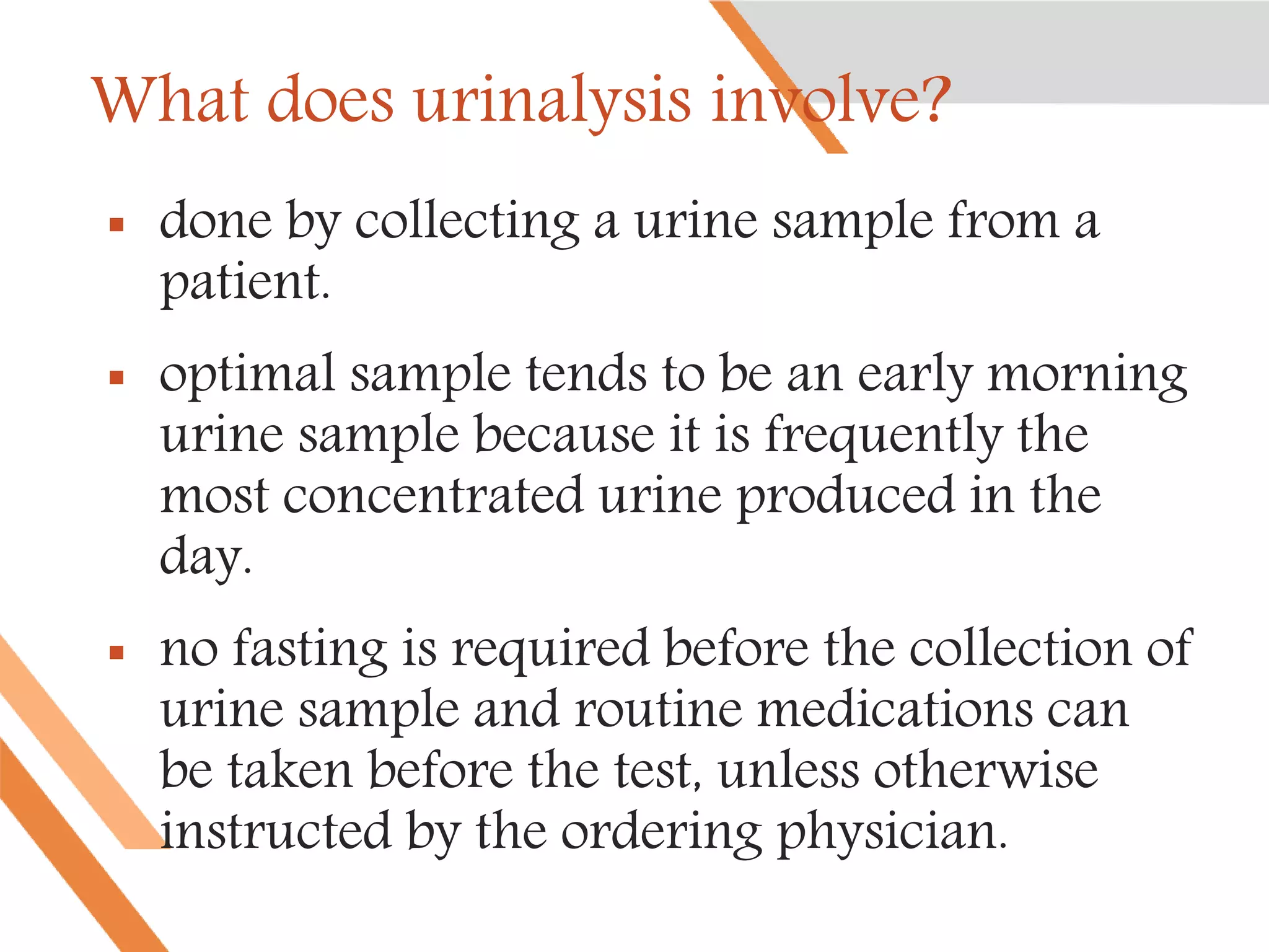 Urine and urinalysis | PPTX