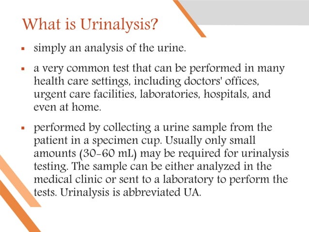 Urine and urinalysis | PPTX | Chemistry | Science
