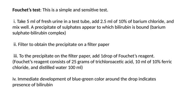 urine bile salts.pptxBilirubin metabolism, conjugated unconjugated | PPTX