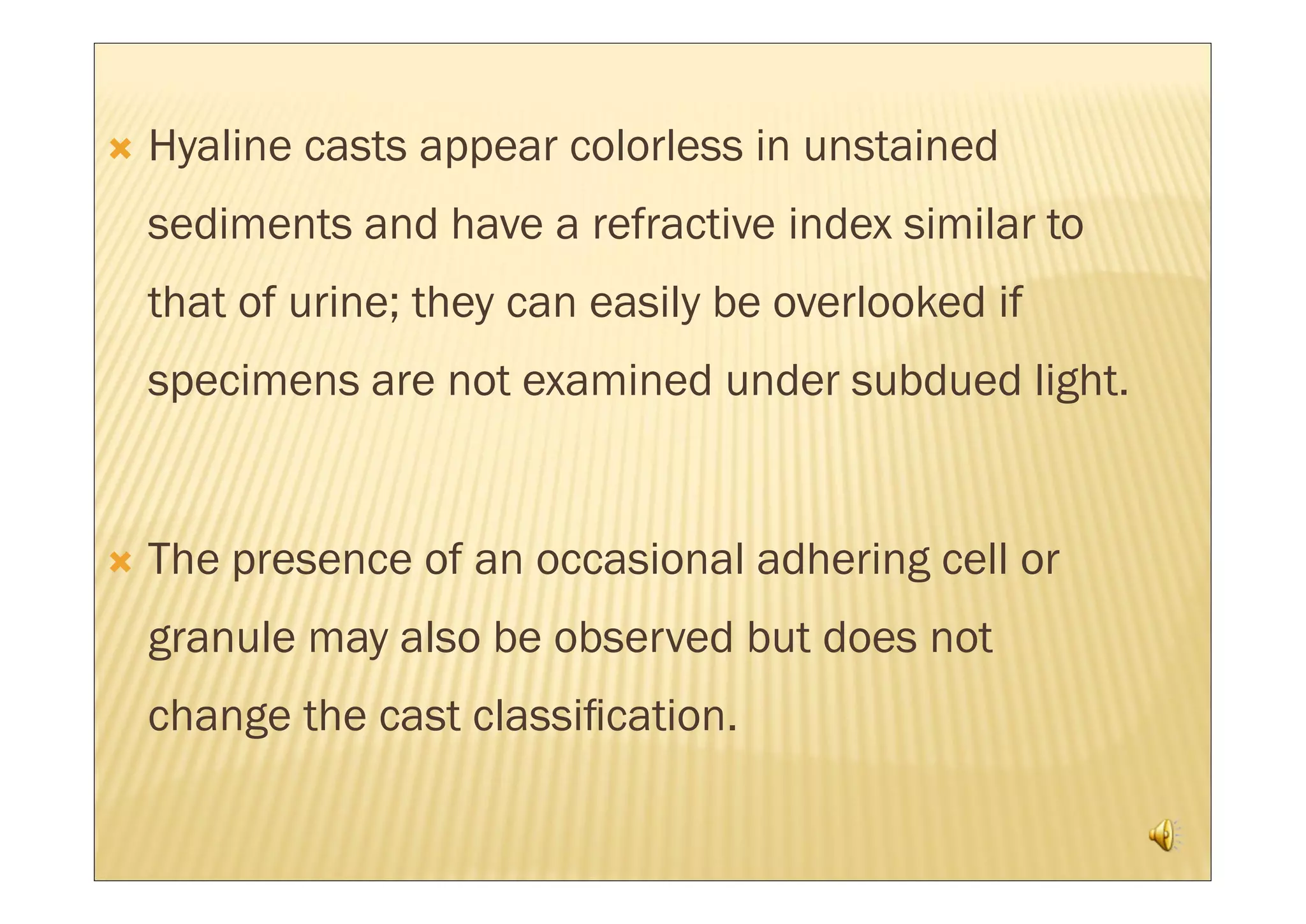 Urine casts | PDF