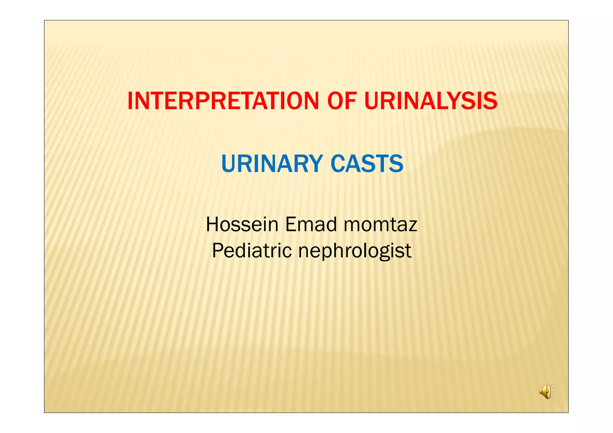 Urine casts | PDF