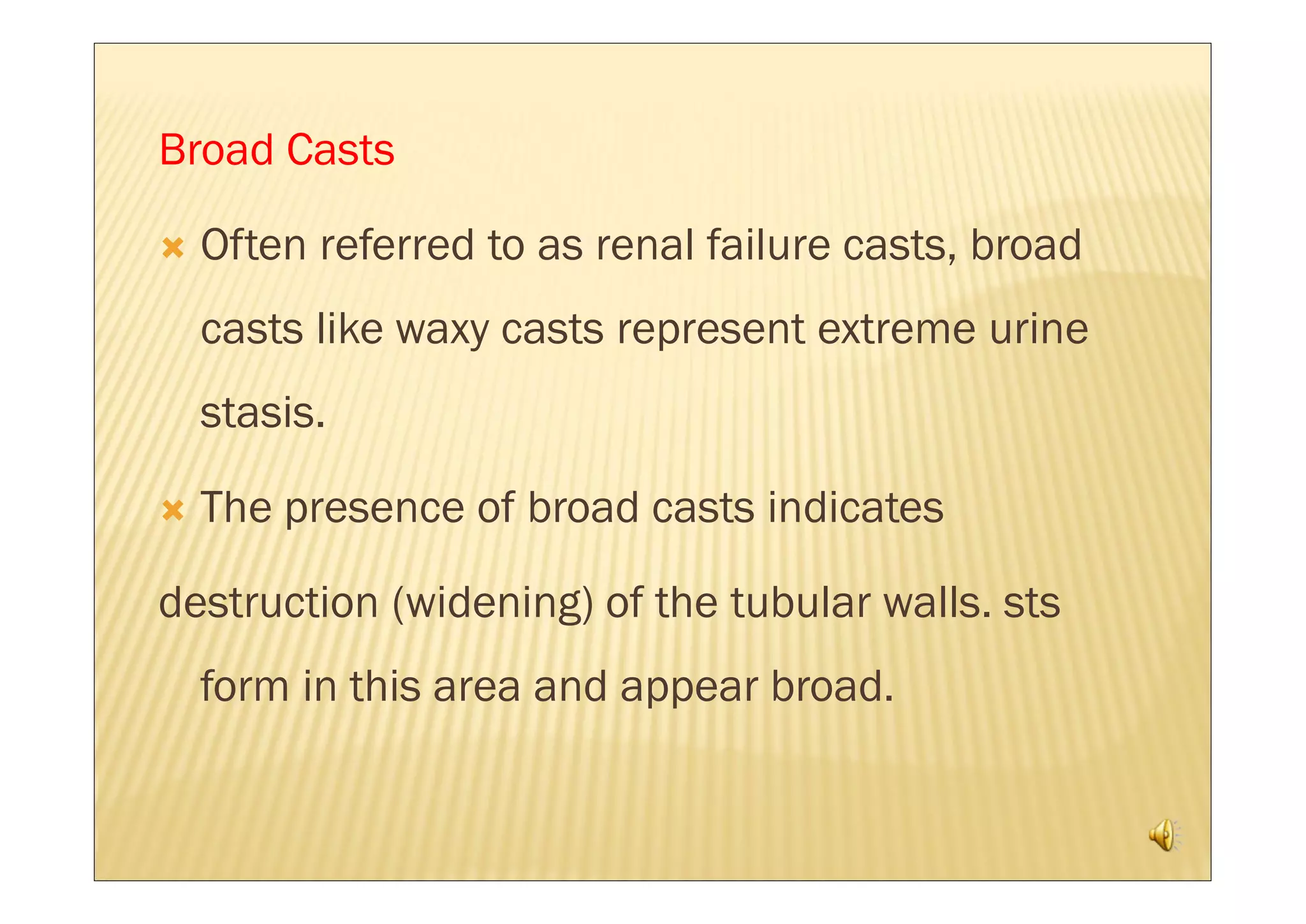 Urine casts | PDF