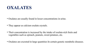 URINE CHEMISTRY AND ITS CONSTITUENTS ,Biochemistry PPT.pptx