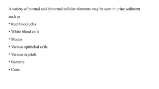 URINE CHEMISTRY AND ITS CONSTITUENTS ,Biochemistry PPT.pptx