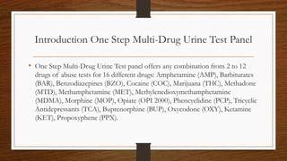LABORATORY URINE DRUG SCREENING TEST (UDS).ppt