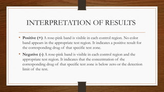 LABORATORY URINE DRUG SCREENING TEST (UDS).ppt