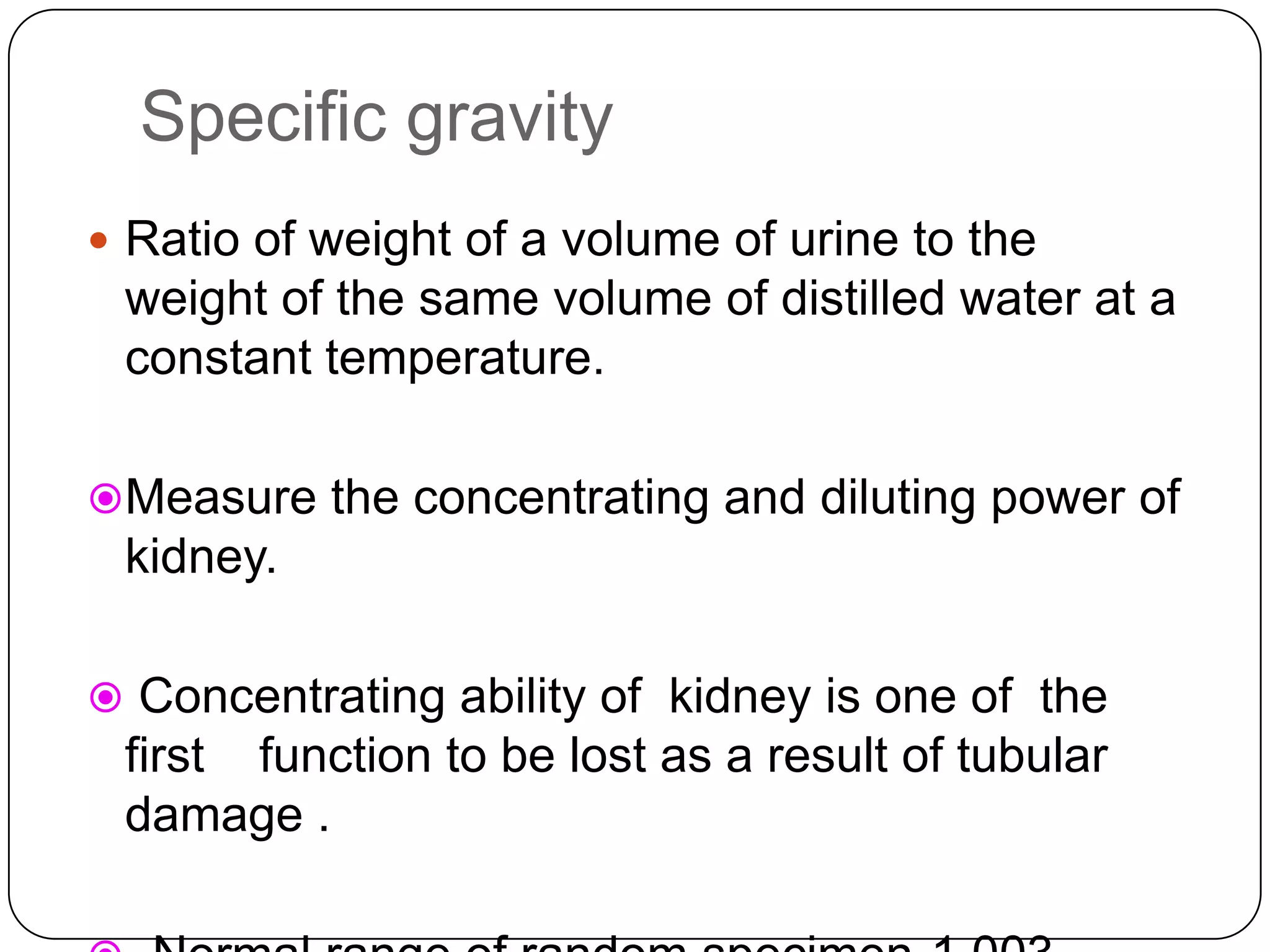 Urine examination | PPTX