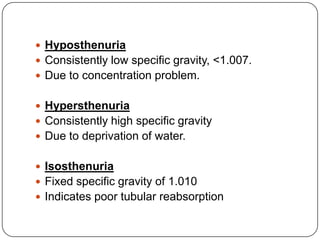 Urine examination | PPTX