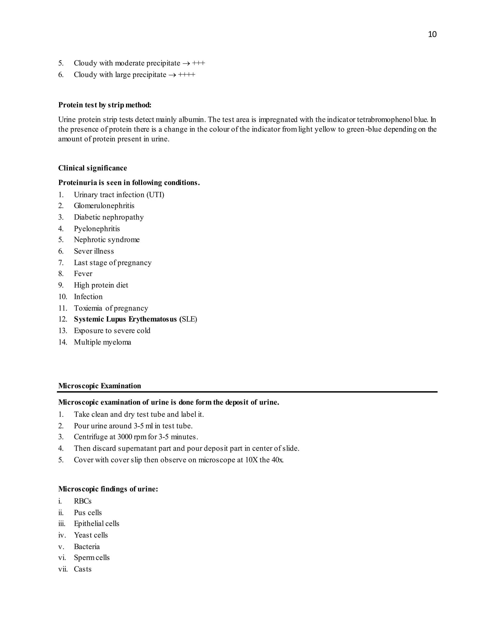 Urine examination | DOCX
