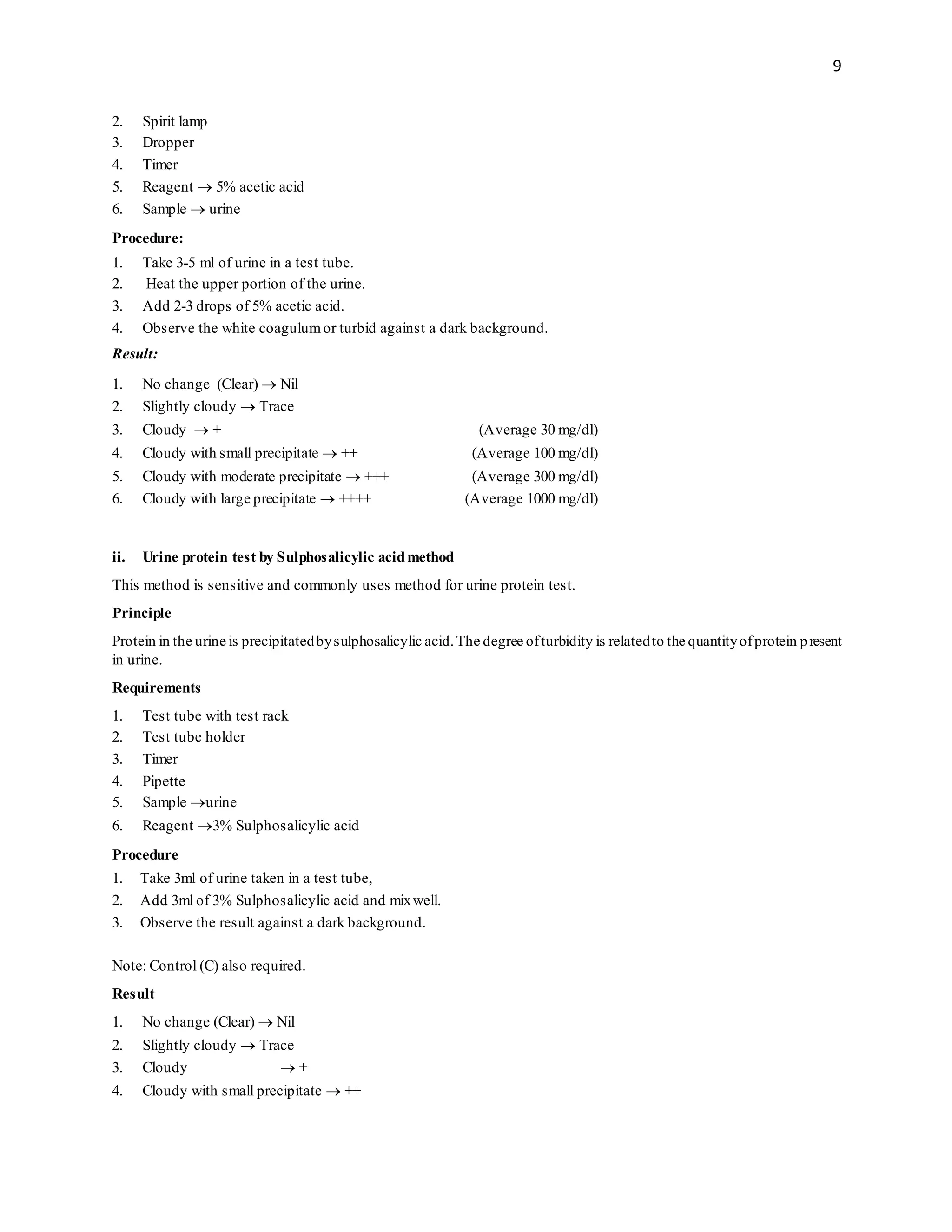 Urine examination | DOCX