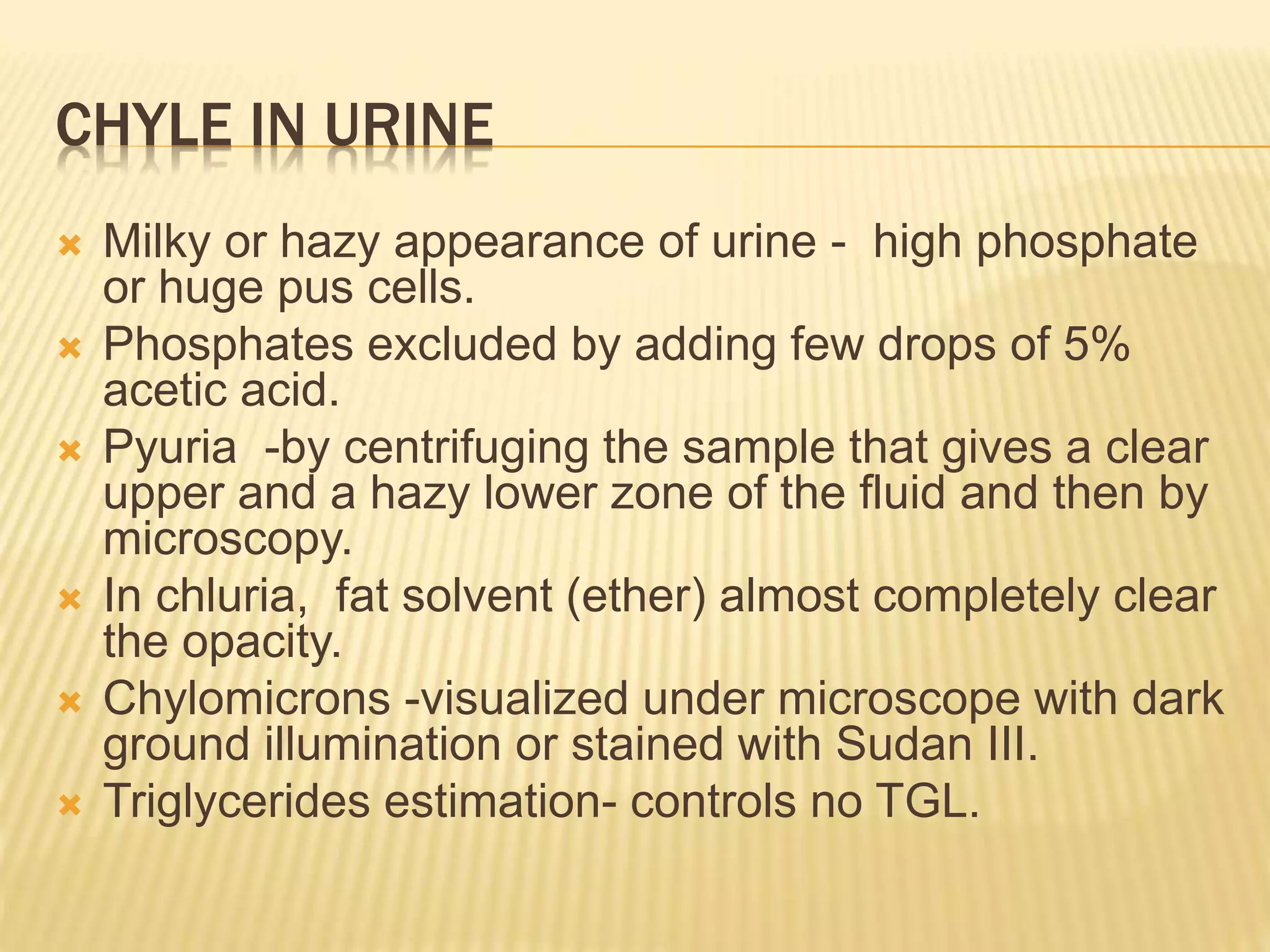 Urine examination | PPTX