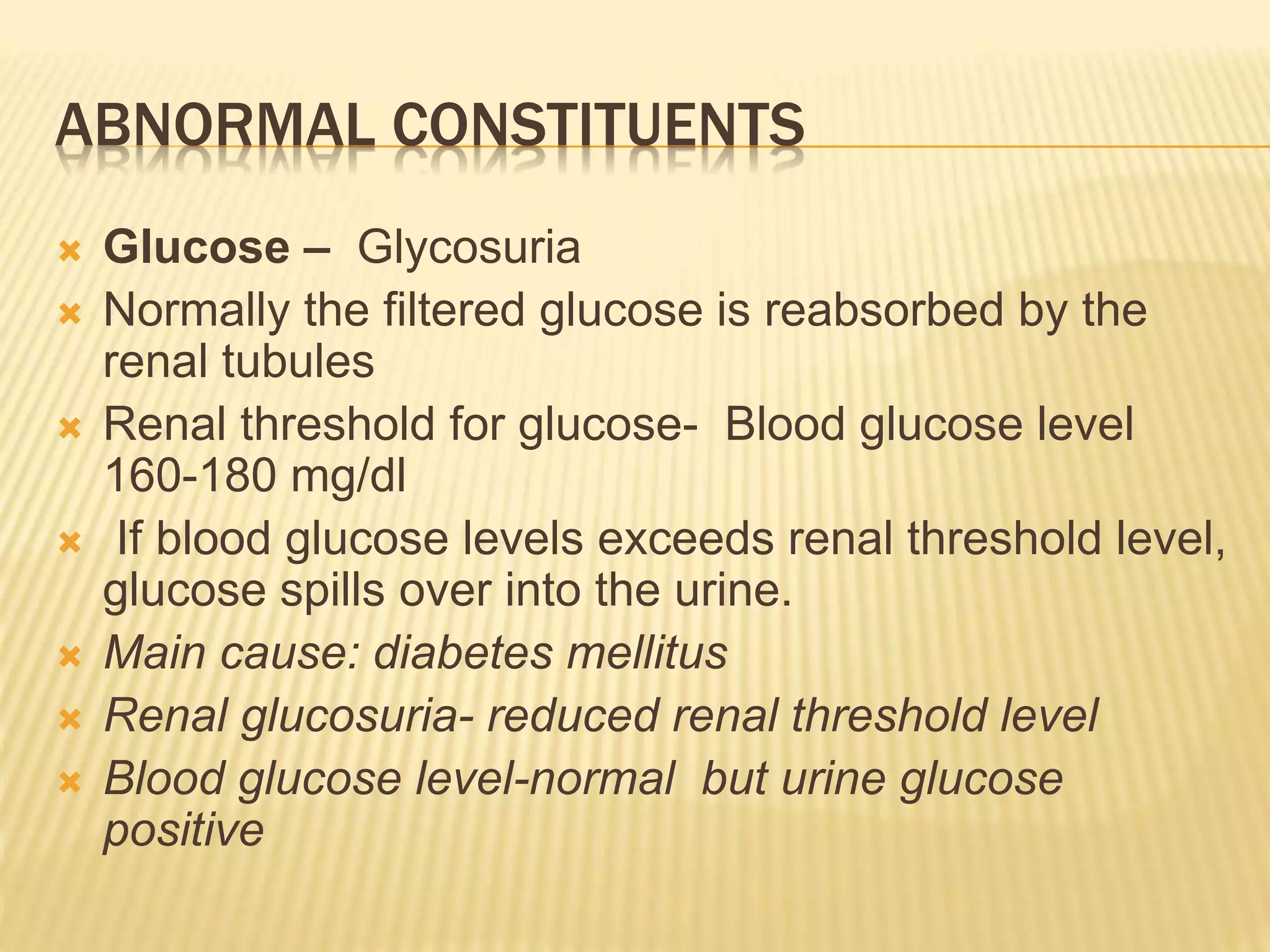 Urine examination | PPTX