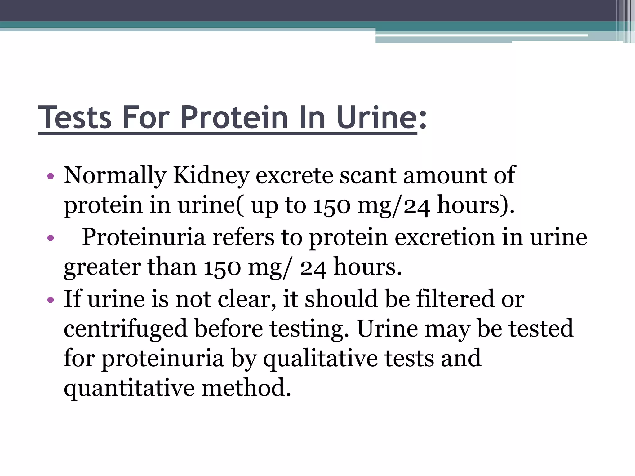 Urine examination , urine, chemical examination | PPTX