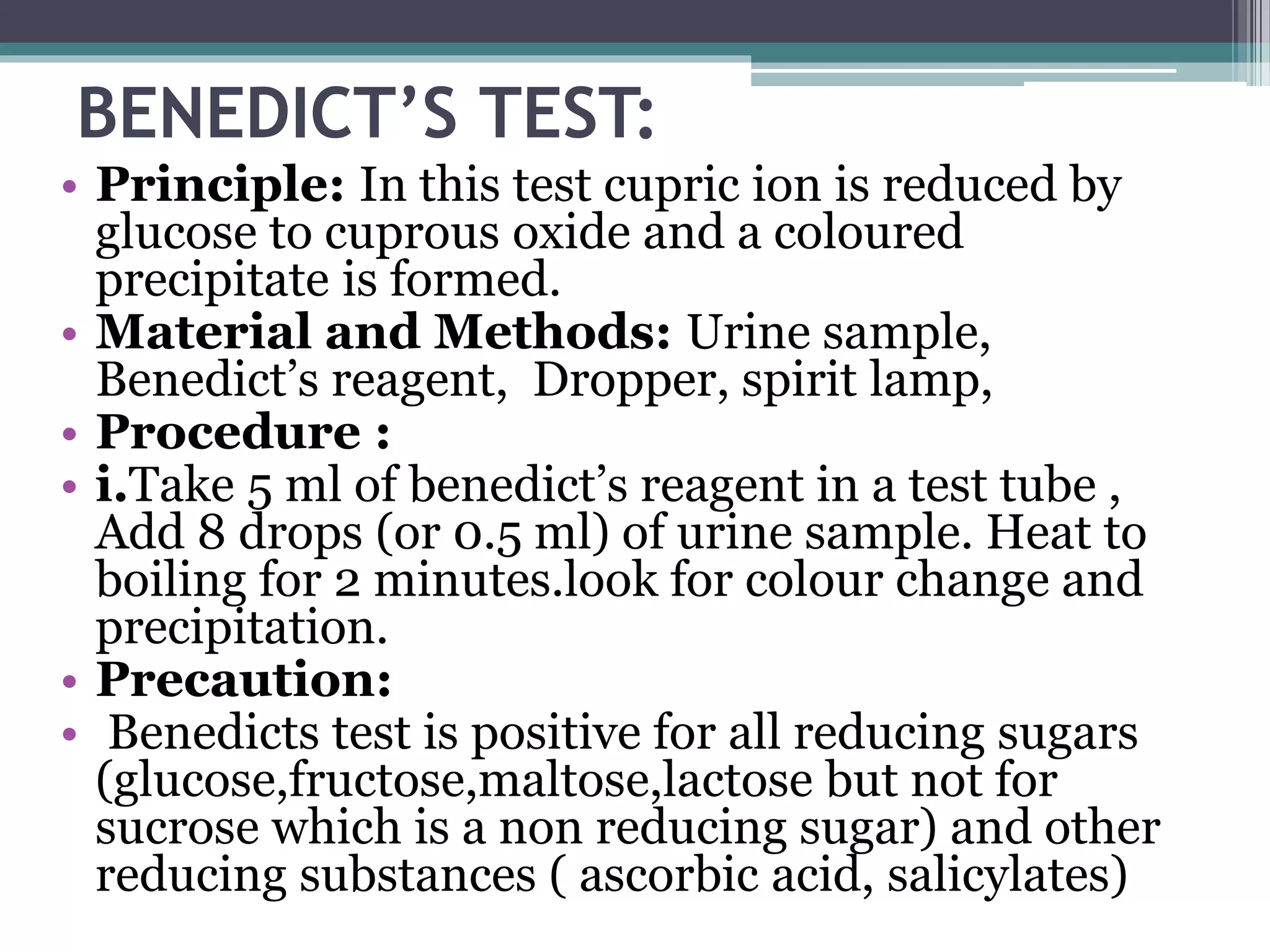 Urine examination , urine, chemical examination | PPTX