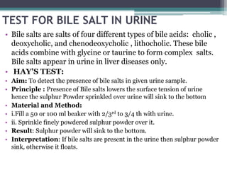 Urine examination , urine, chemical examination | PPTX