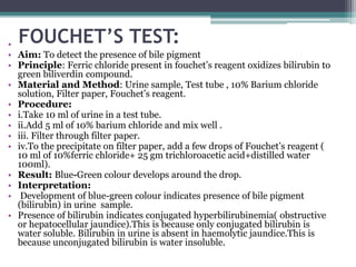 Urine examination , urine, chemical examination | PPTX