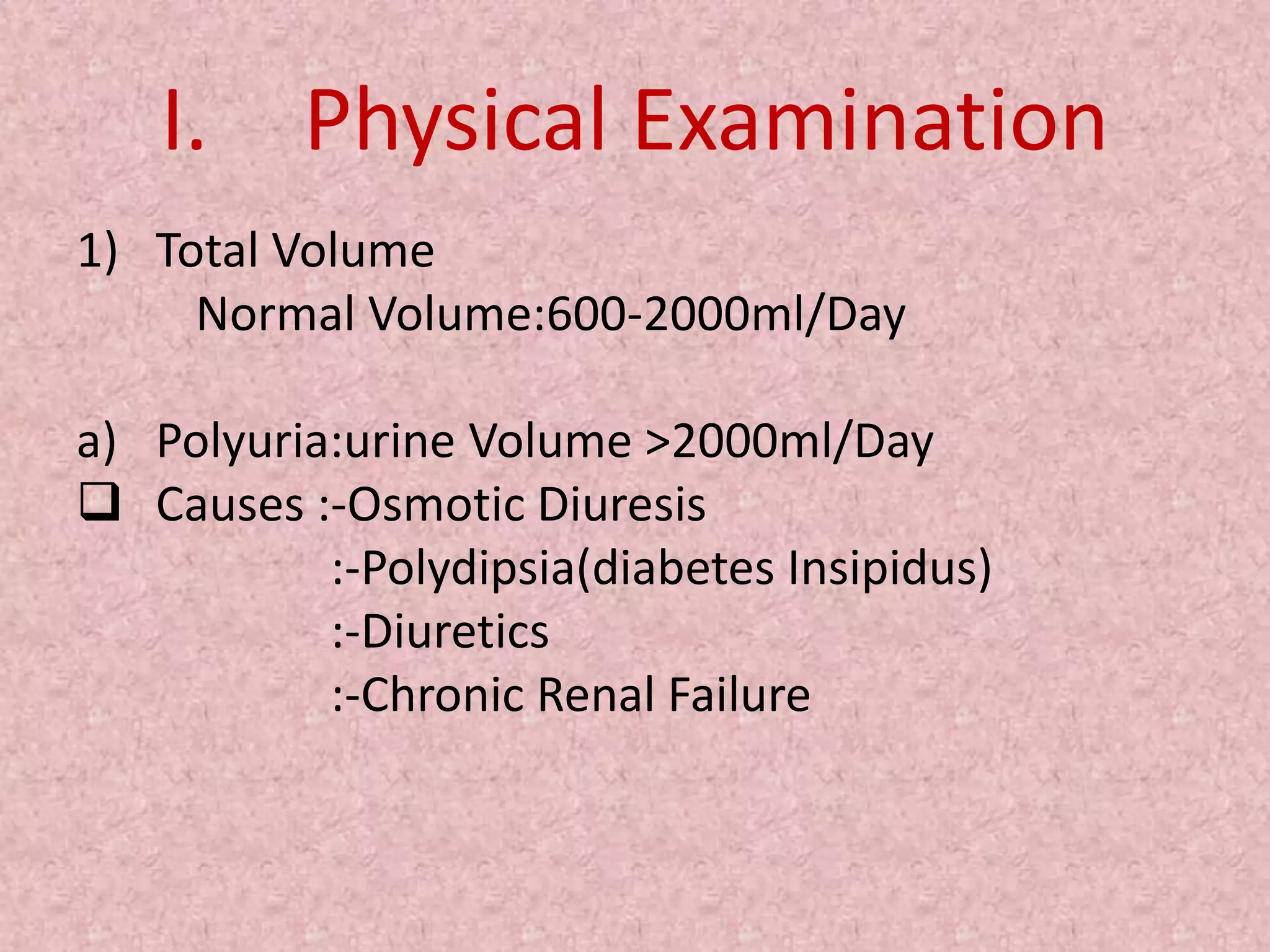 Urine examination | PPT