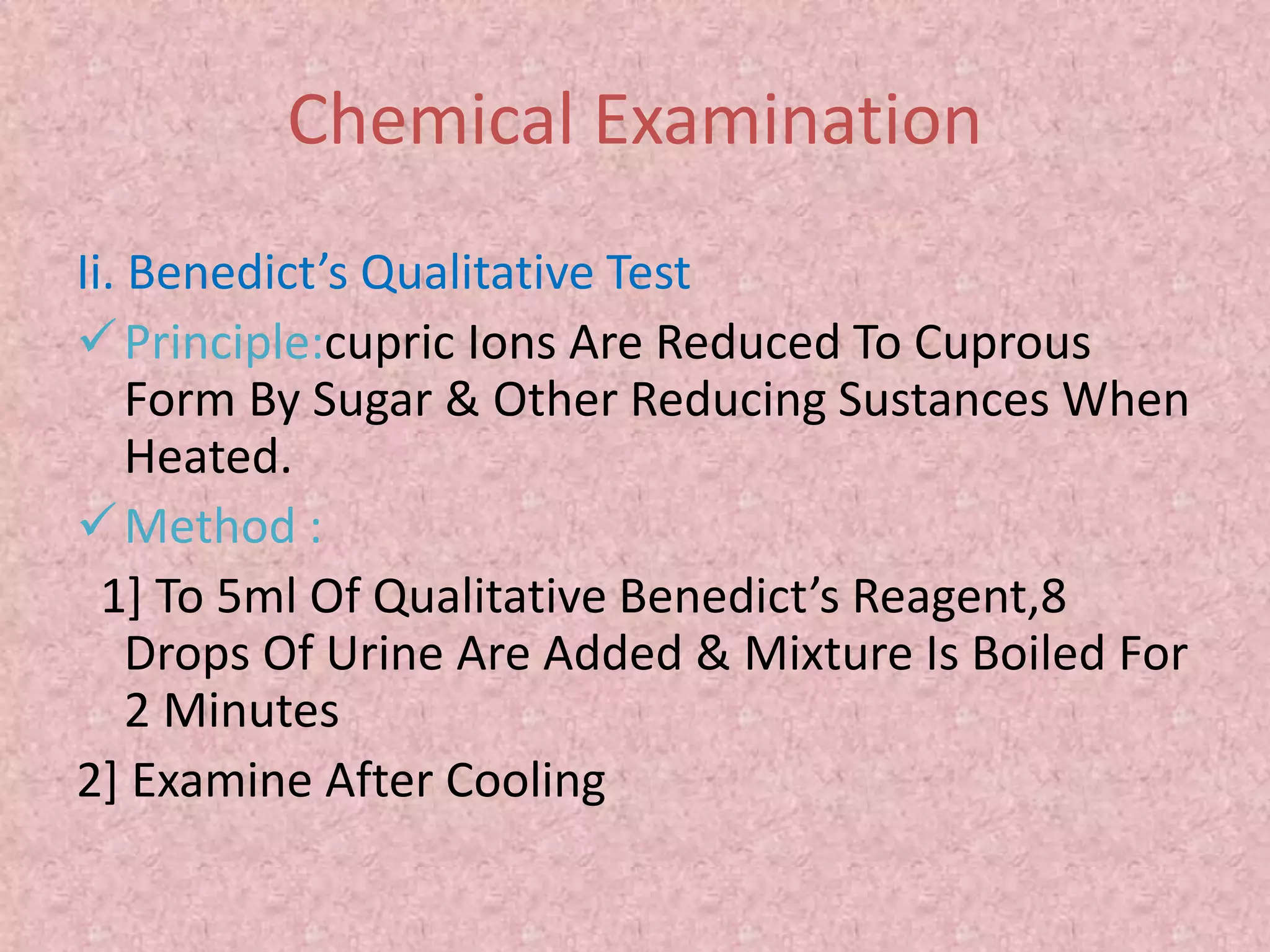 Urine examination | PPT