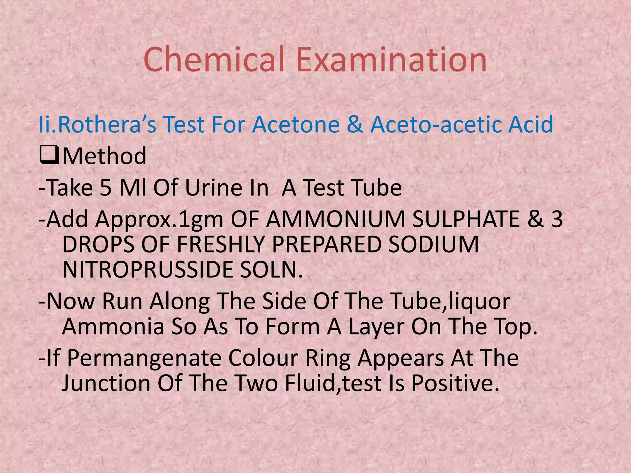 Urine examination | PPT