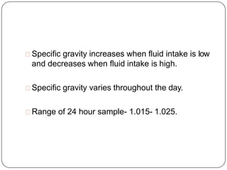 urine examination. | PPTX