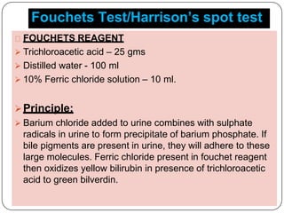 urine examination. | PPTX
