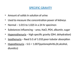 urine examination copy urine microscopy and physical findings.pptx