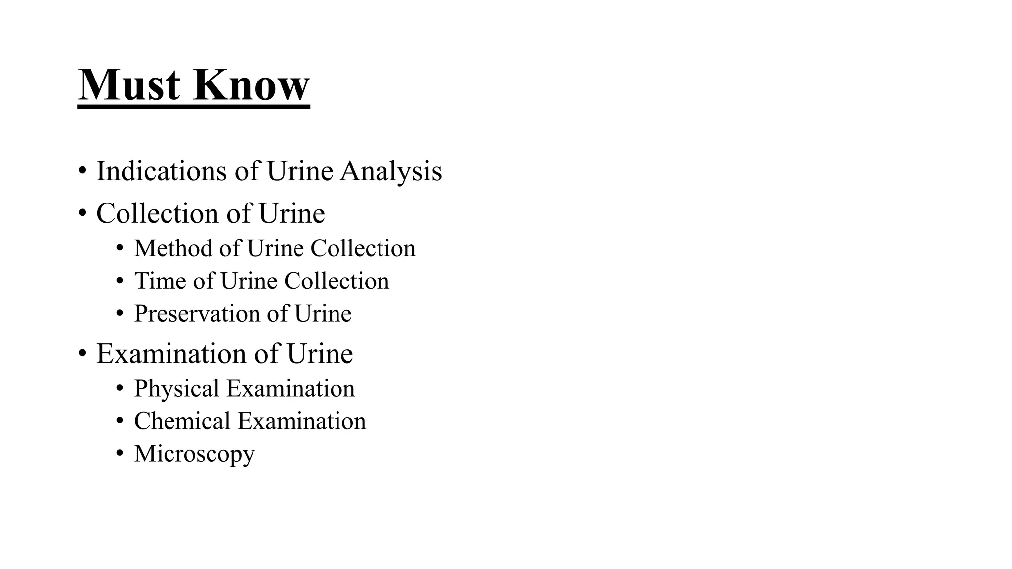 Examination of Urine - Biochemistry and Pathology for Science Students ...