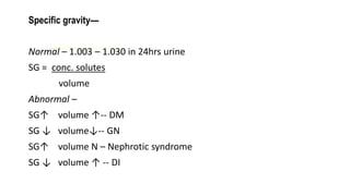 Examination of Urine - Biochemistry and Pathology for Science Students ...