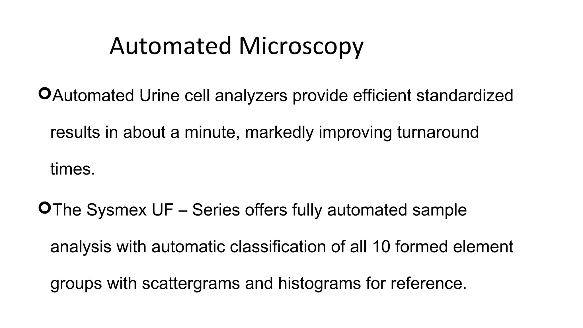 Automated Urine Analysis | PPT