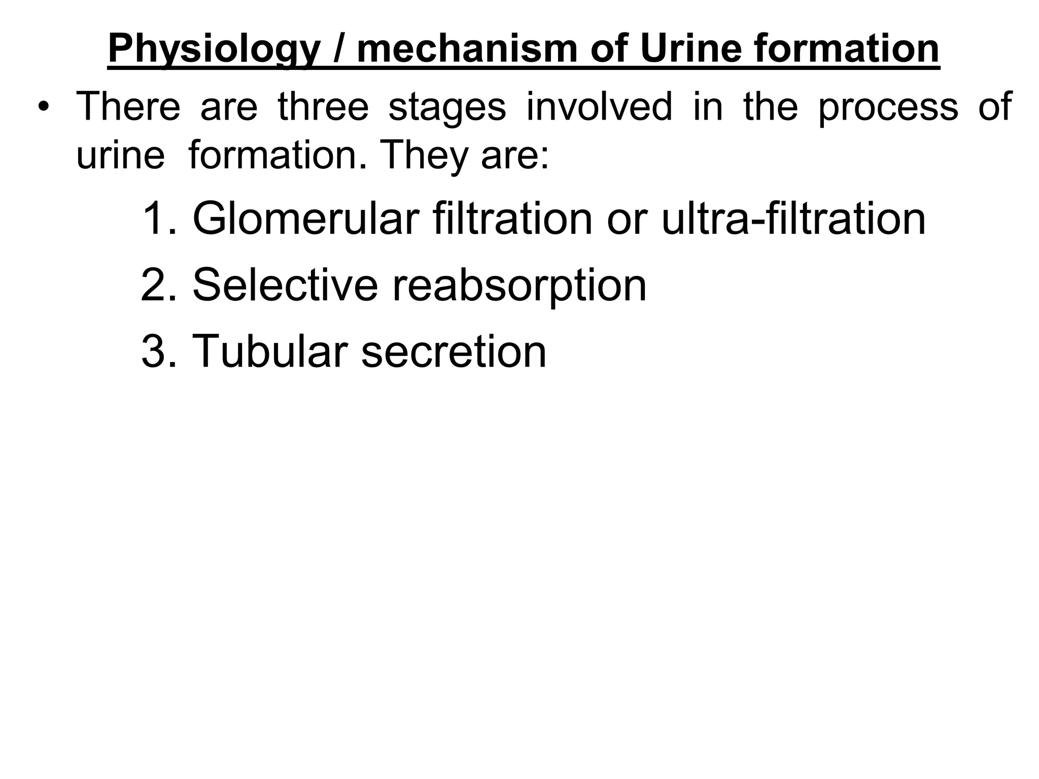 Mechanism of Urine formation in human beings.pdf | Chemistry | Science