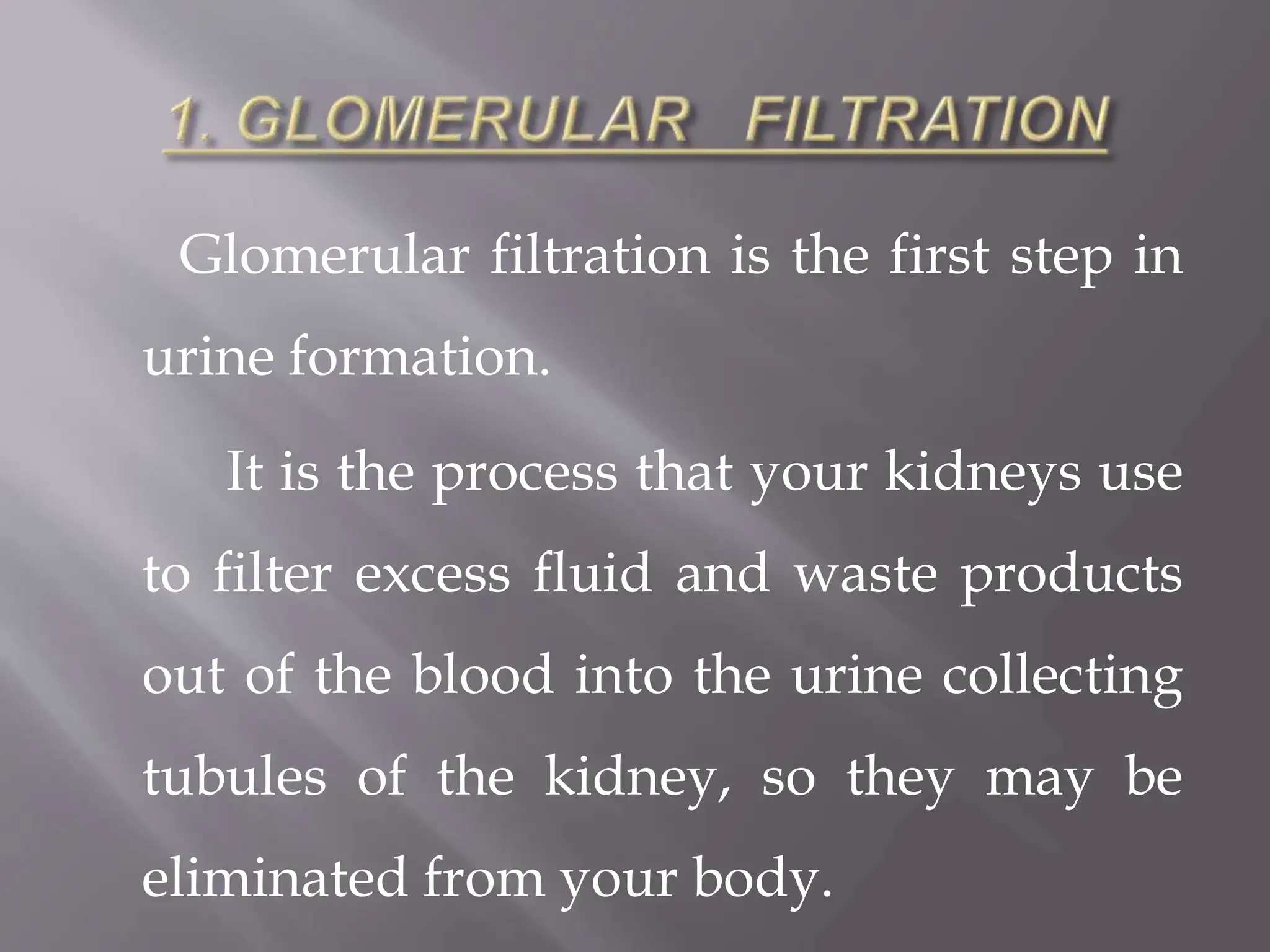 Urine formation in anatomy and physiology | PPTX