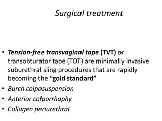 Urine incompet | PPTX