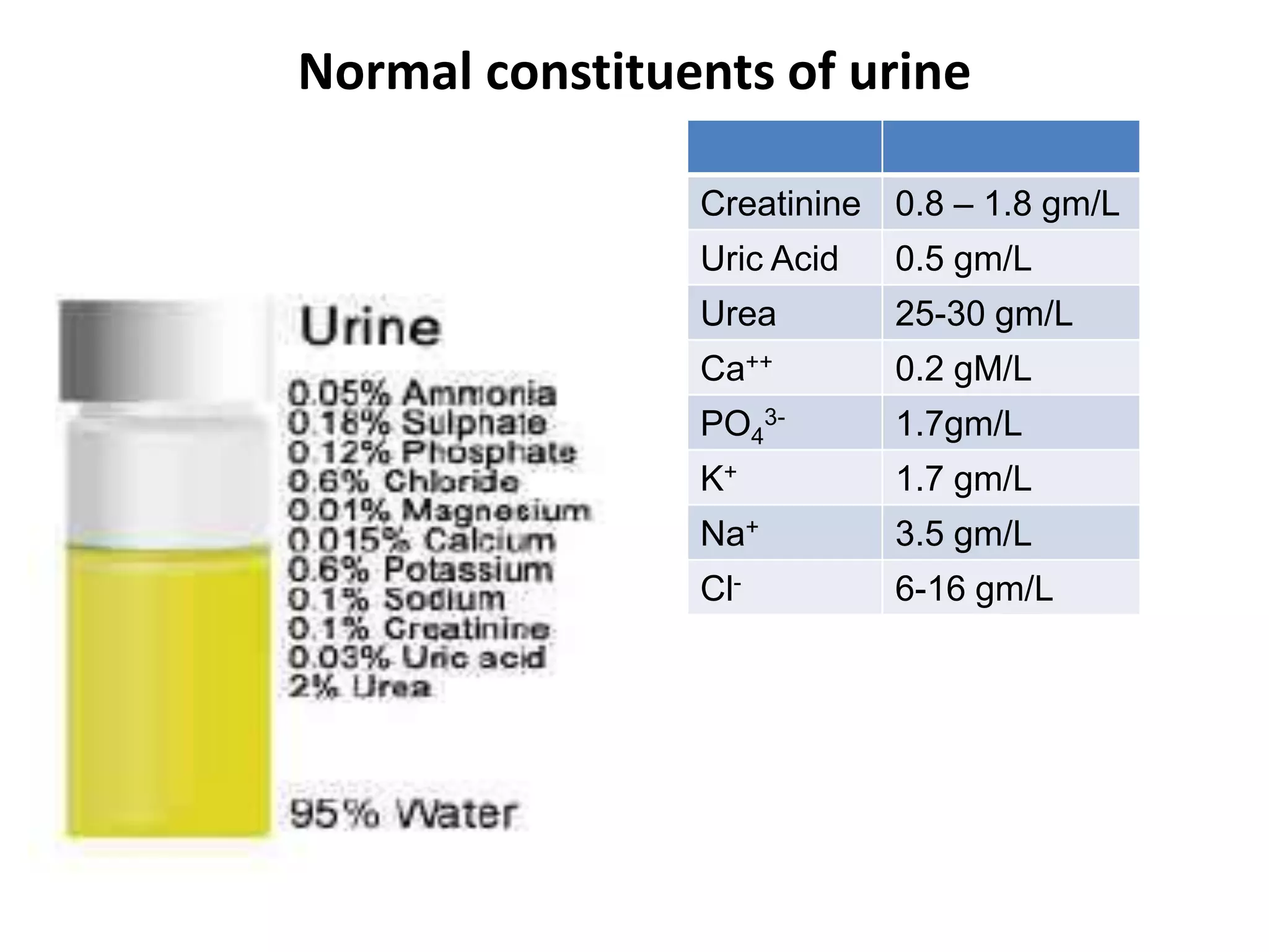 "Abnormal Constituents of Urine" practical | PPTX