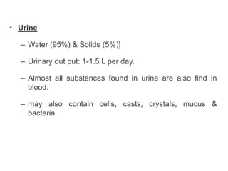 "Abnormal Constituents of Urine" practical | PPTX
