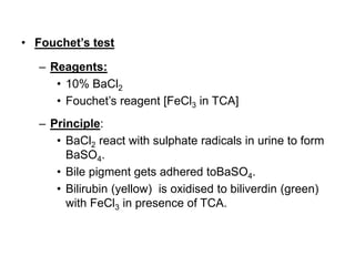 "Abnormal Constituents of Urine" practical | PPTX
