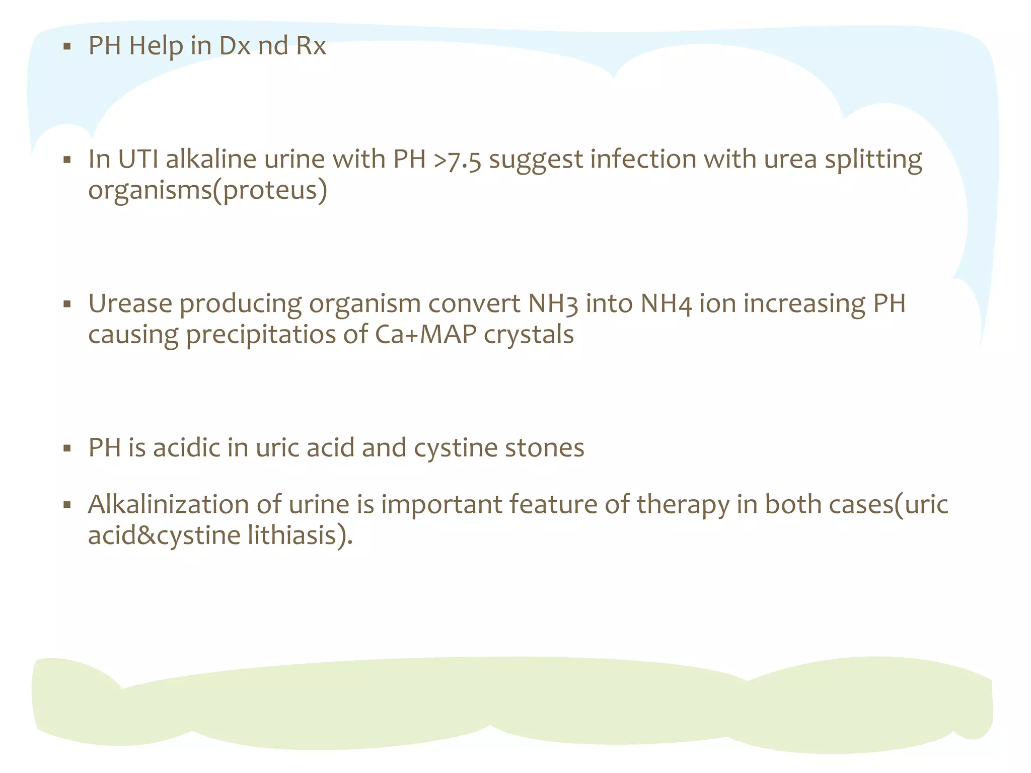 Urine R/E and RFTs | PPTX