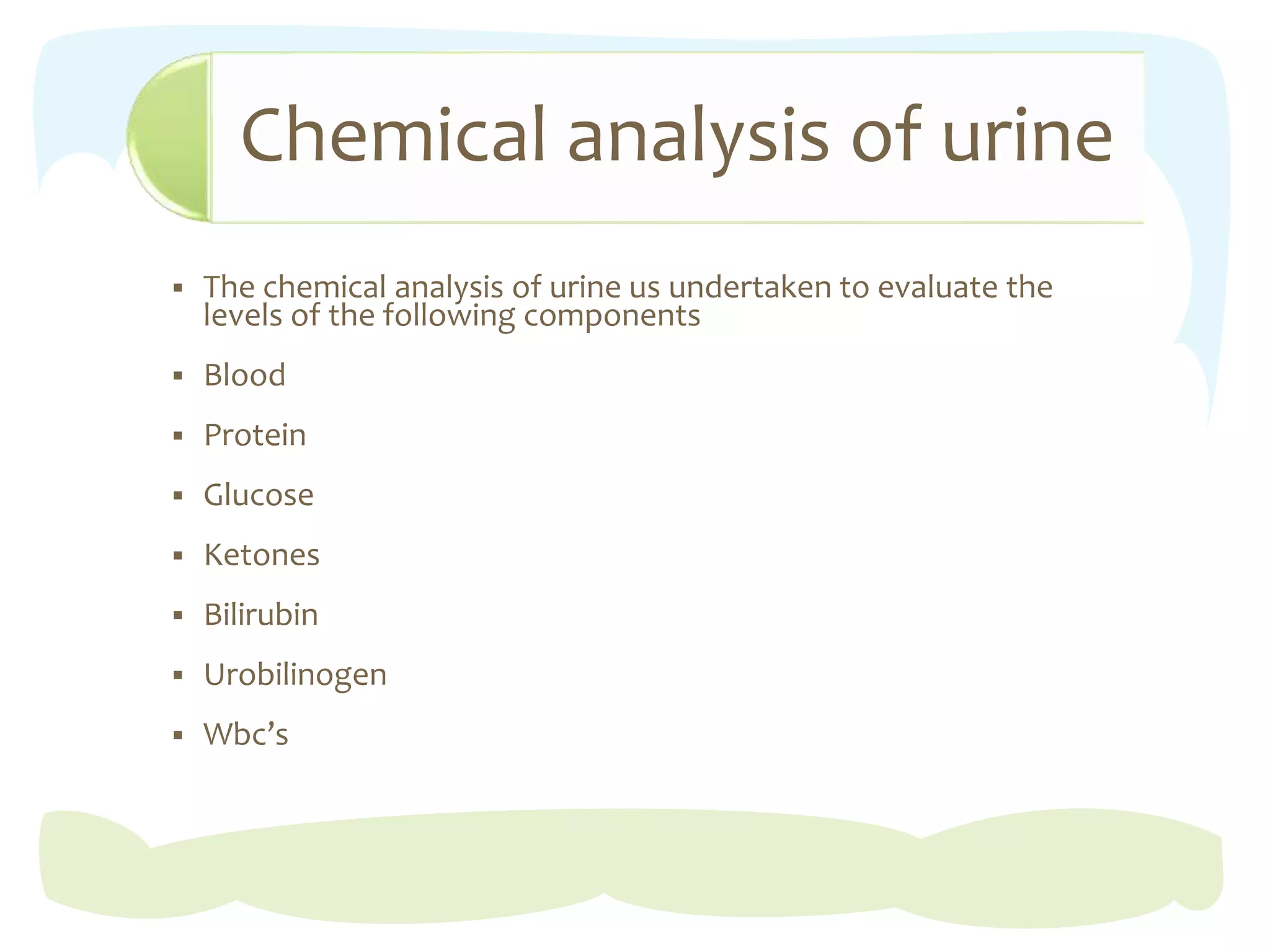 Urine R/E and RFTs | PPTX
