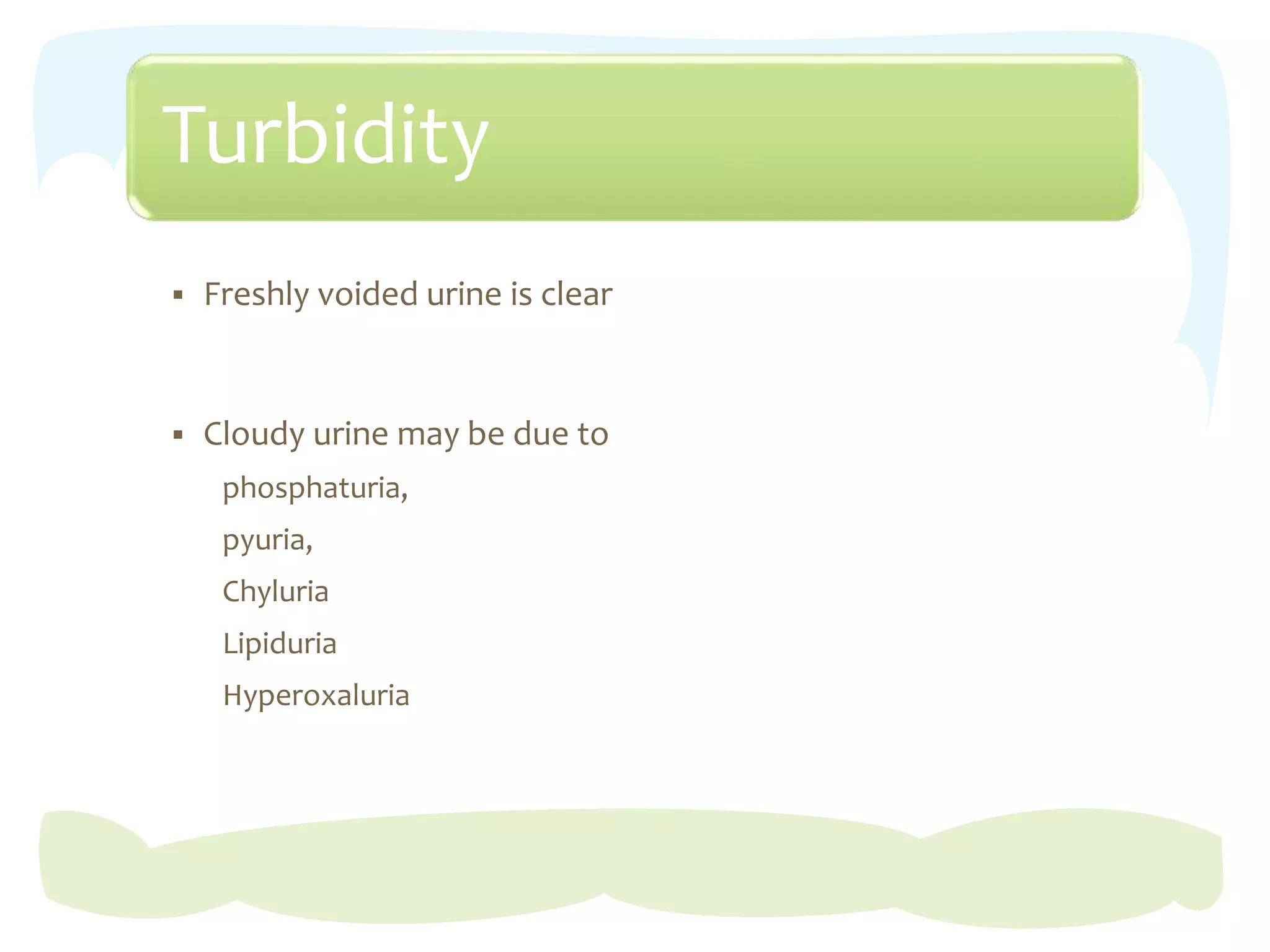 Urine R/E and RFTs | PPTX