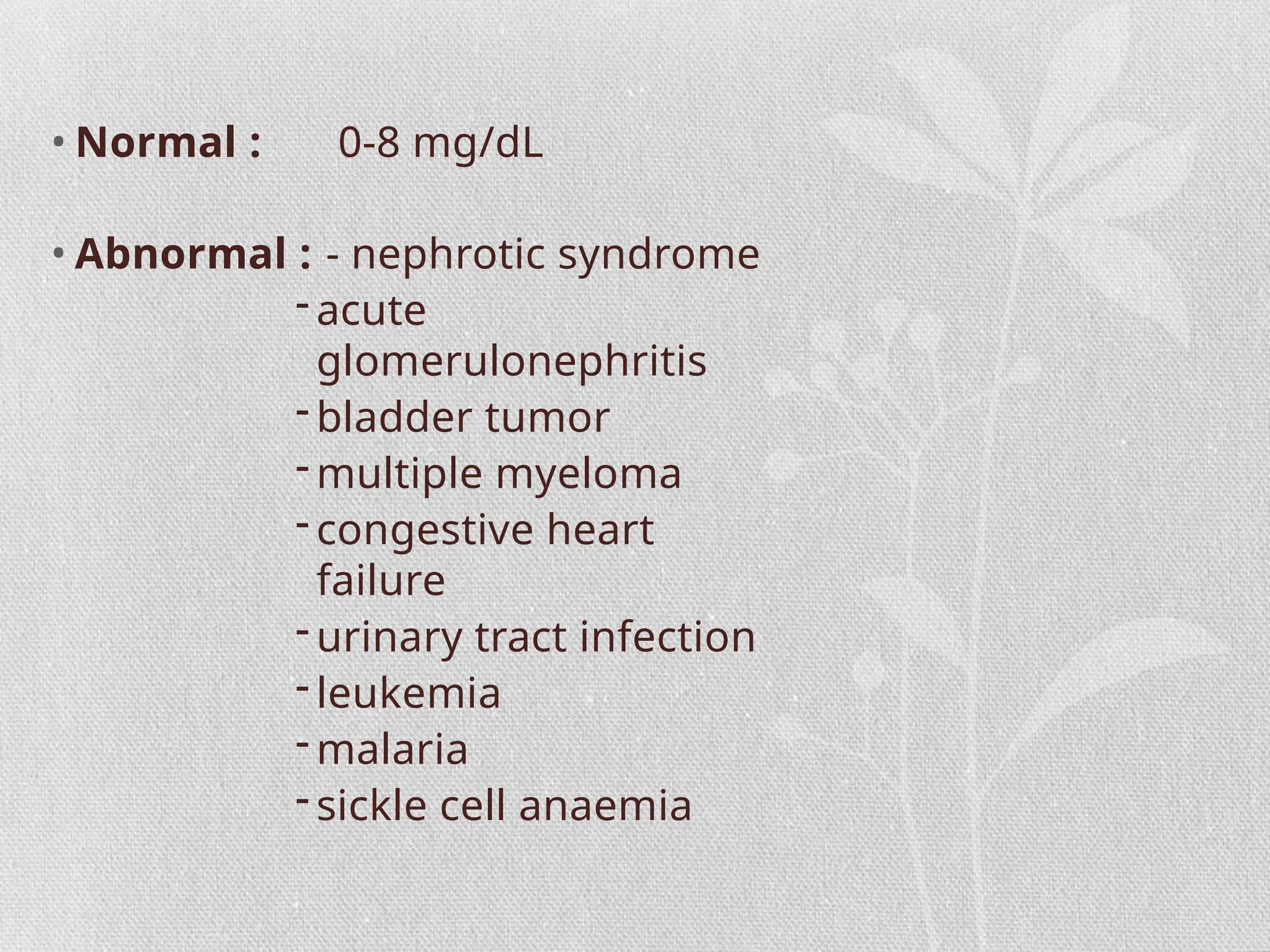 URINE REPORT for MBBS first year Biochem Practical | PPTX