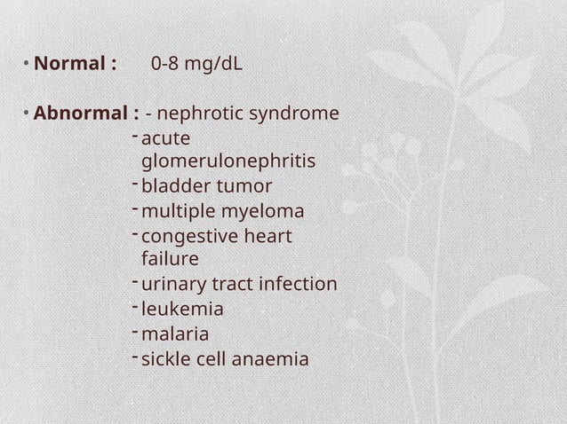 URINE REPORT for MBBS first year Biochem Practical | PPTX | Blood ...