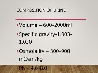 SPECIFIC GRAVITY URINE | PPT