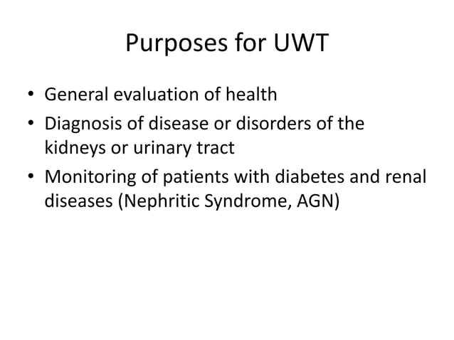 Urine ward Test.pptx