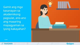 Filipino - Grade 12- Uri ng Akademikong Pagsulat.pptx