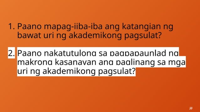 Filipino - Grade 12- Uri ng Akademikong Pagsulat.pptx