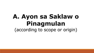 uri ng balita (Ayon sa saklaw).pptx