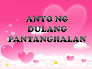 Uri ng dulang pantanghalan | PPTX